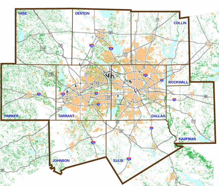 Dallas Fort Worth TX Real Estate Area Info Map And Photos Dana J
